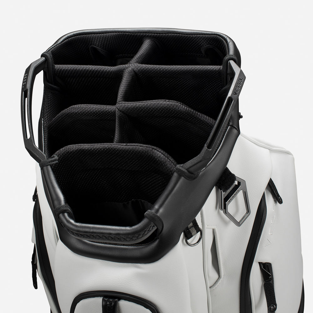 Lux Pro Cart | Golf Cart Bag | VESSEL Golf - White