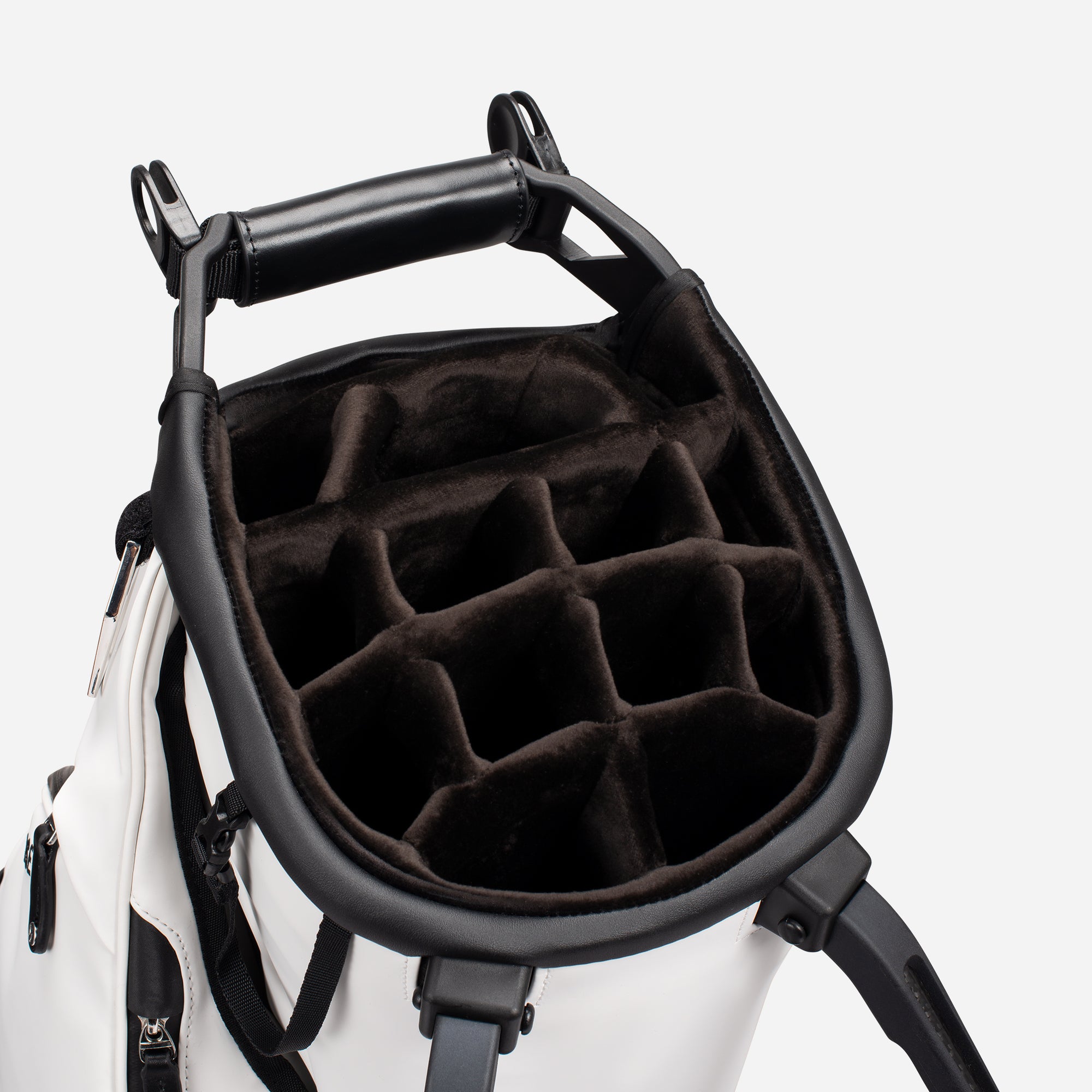Player V Golf Stand Bag | Premium Golf Bag - White